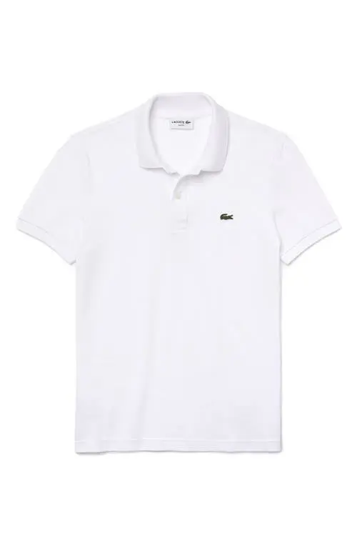 Lacoste Slim Fit Piqué Polo - 001 White
