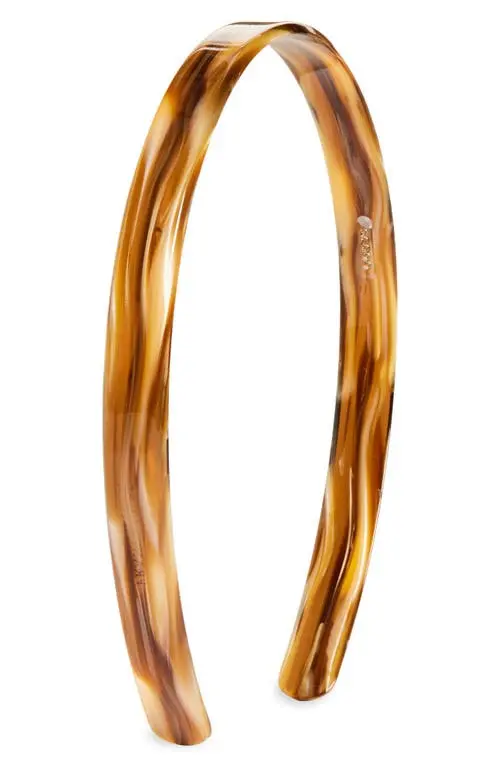 France Luxe Skinny Headband - Caramel Swirl