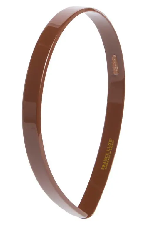 France Luxe Skinny Headband - Chocolate