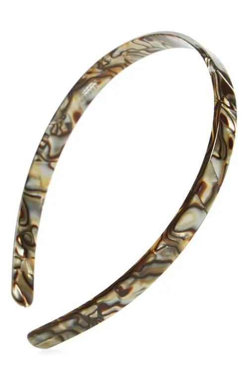 France Luxe Skinny Headband - Onyx