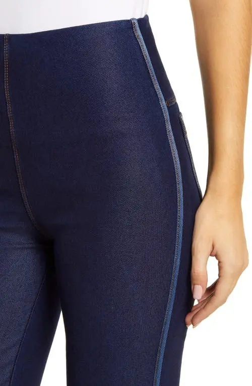 Lyssé Boyfriend Denim Leggings - Indigo