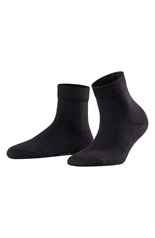 Falke Light Cuddle Pad Crew Socks - Black