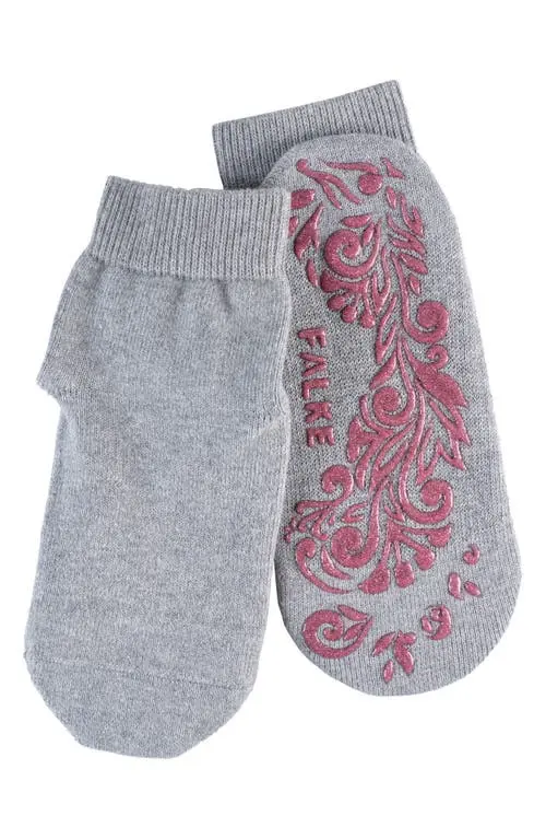Falke Light Cuddle Pad Crew Socks - M.grey Mel