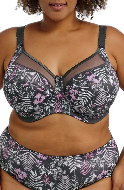 GODDESS Kayla Full Figure Underwire Bra - Charcoal