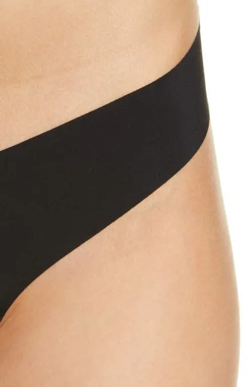 Commando Microfiber Thong - Black