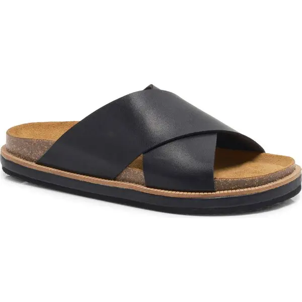 Free People Sidelines Slide Sandal - Black