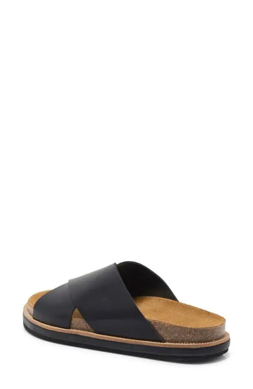 Free People Sidelines Slide Sandal - Black