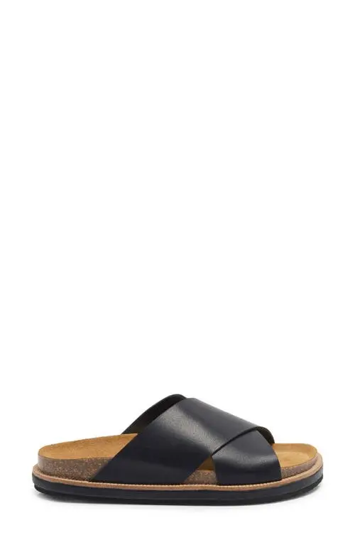 Free People Sidelines Slide Sandal - Black