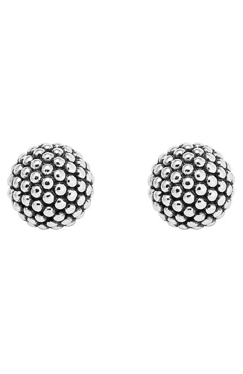 Lagos Columbus Circle Ball Stud Earrings