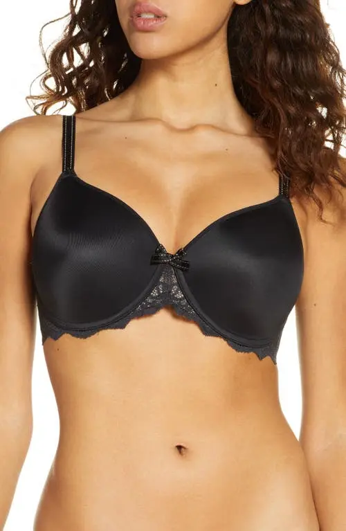Chantelle Rive Gauche Full Coverage T-shirt Bra - Black