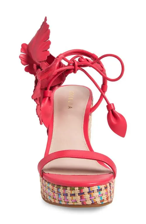CECILIA NEW YORK Lily Platform Wedge Sandal
