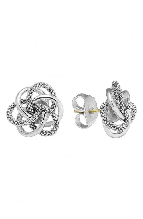 Lagos Caviar™ Knot Stud Earrings