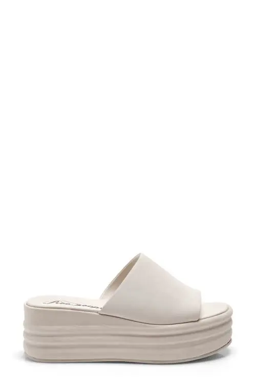 Free People Harbor Platform Sandals - Vanilla
