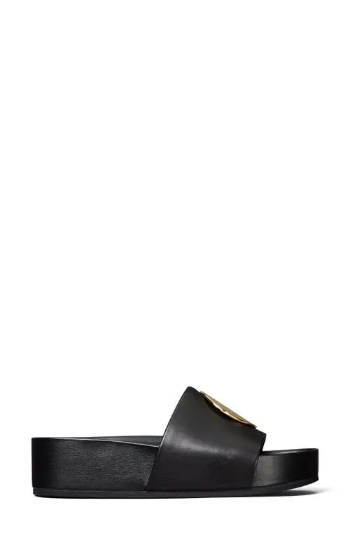 Tory Burch Patos Platform Slide Sandal - Perfect Black