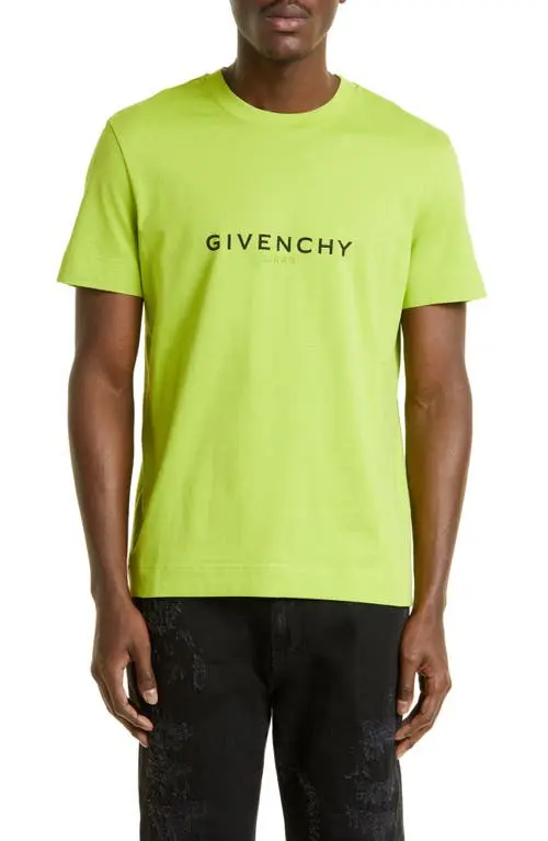 Givenchy Slim Fit Logo T-shirt - Citrus Green