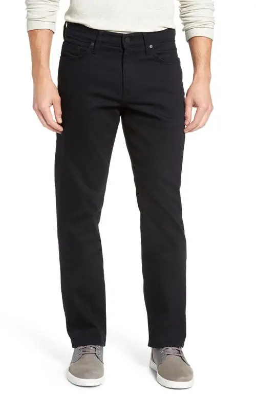 MAVI Matt Relaxed Straight Fit Jeans - Black Williamsburg