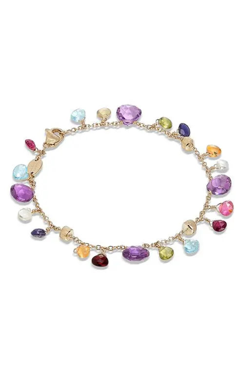 Marco Bicego Paradise Mixed Stone Bracelet - Yellow Gold