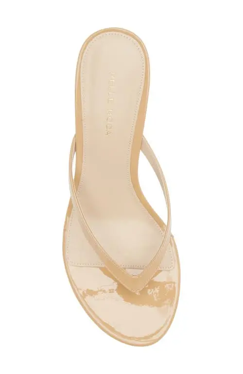 Pelle Moda Slide Sandal - Nude