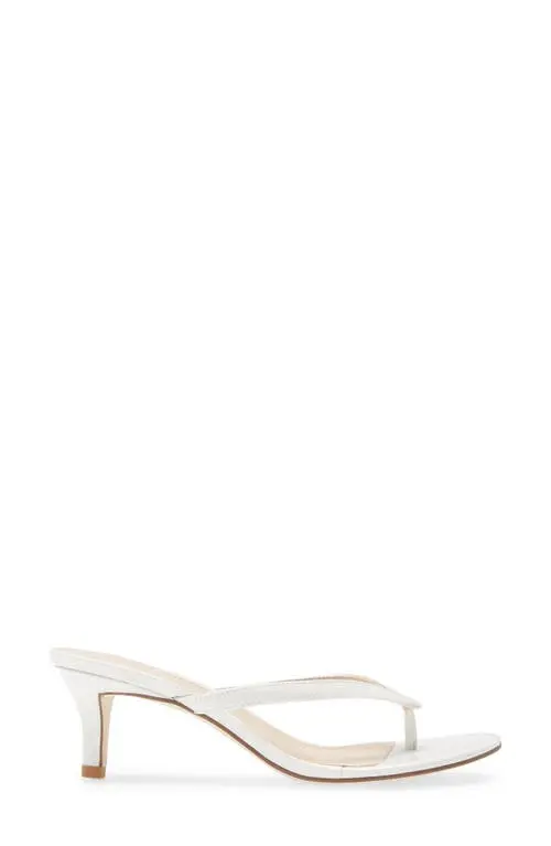 Pelle Moda Slide Sandal - White Patent