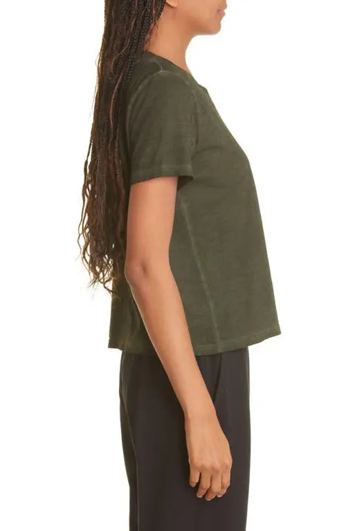 Eileen Fisher Organic Cotton V-neck T-shirt