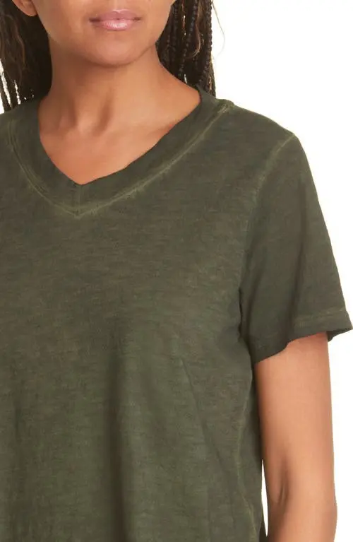 Eileen Fisher Organic Cotton V-neck T-shirt