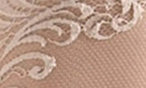 Natori Feathers Stay-up Stockings - Honey