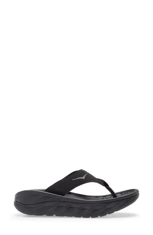 HOKA® Ora Recovery Flip Flop - Black/dark Gull Gray
