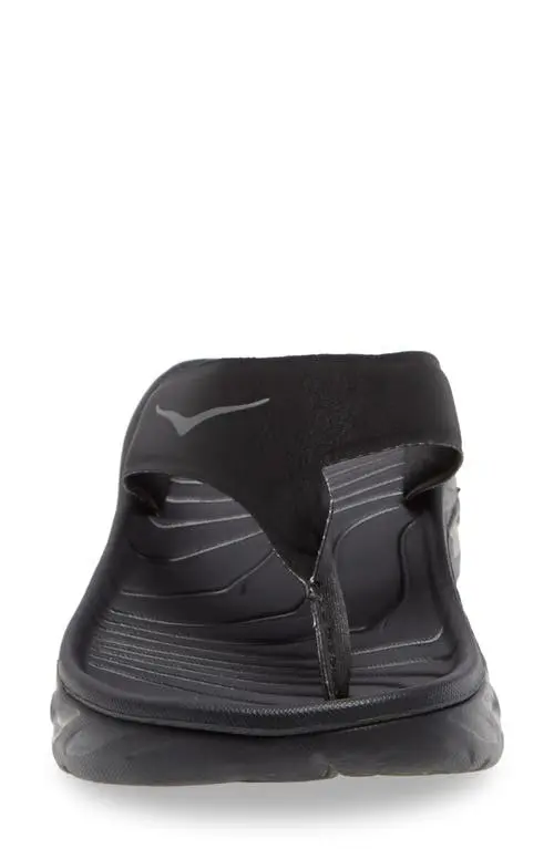 HOKA® Ora Recovery Flip Flop - Black/dark Gull Gray