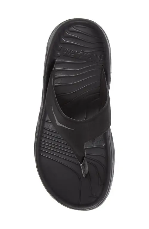 HOKA® Ora Recovery Flip Flop - Black/dark Gull Gray