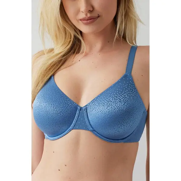 Wacoal Back Appeal Smoothing Underwire Bra - Blue Horizon