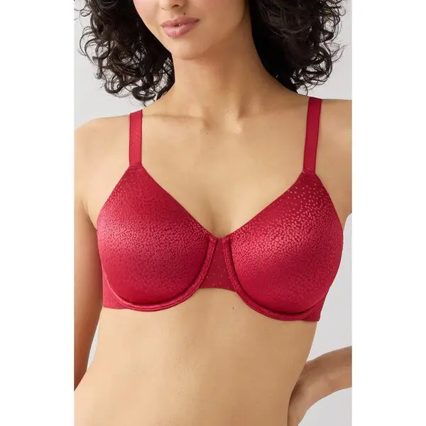 Wacoal Back Appeal Smoothing Underwire Bra - Regina Red