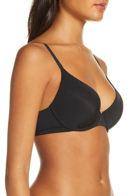 Natori Minimal Push Up Convertible Underwire Bra - Black