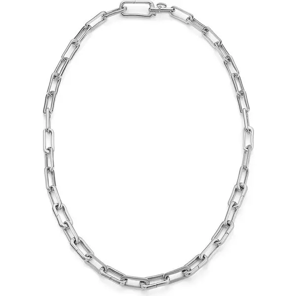 Monica Vinader Alta Capture Necklace - Silver