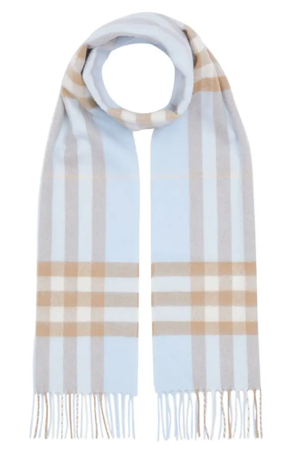 Burberry Giant Icon Check Cashmere Scarf