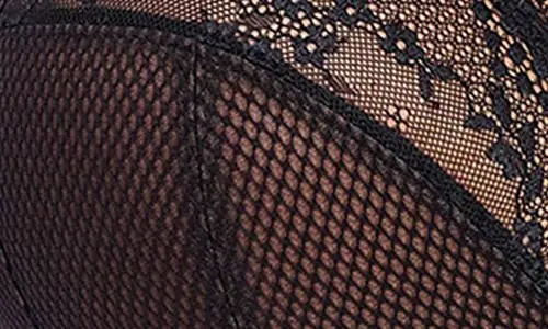 Elomi Charley Longline Full Figure Underwire Bra - Black