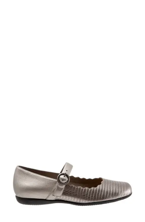 Trotters Sugar Mary Jane Flat - Pewter