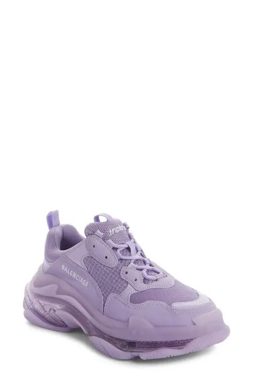 Balenciaga Triple S Sneaker - Light Lilac/white