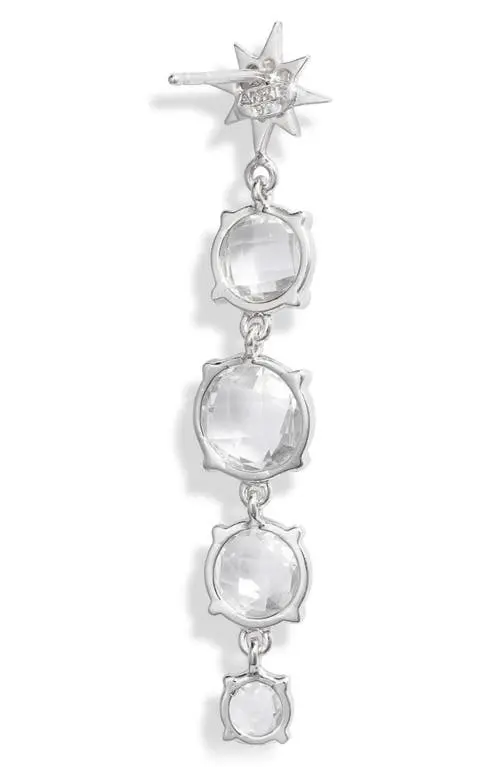 Anzie North Star Drop Earrings - Silver
