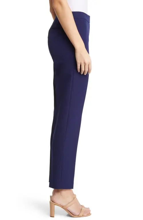 Anne Klein Slim Stretch Woven Pants - Distant Mountain