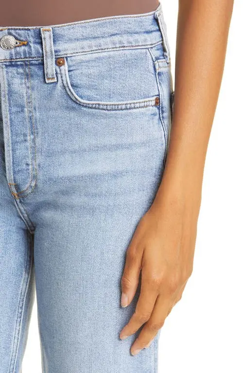 RE/DONE Originals High-waist Stovepipe Jeans - Mid 90s