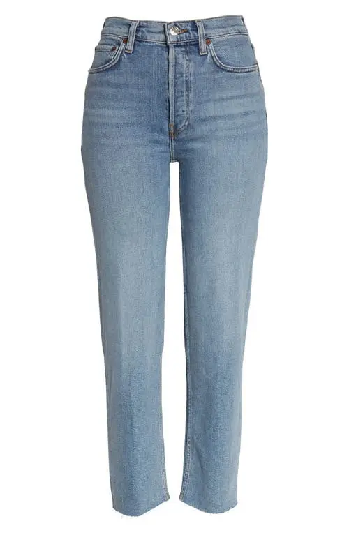 RE/DONE Originals High-waist Stovepipe Jeans - Mid 90s