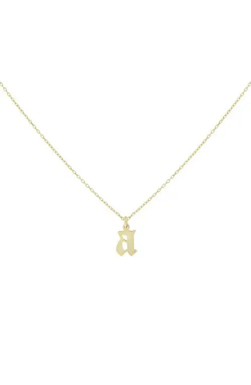 ADINA'S JEWELS Gothic Initial Necklace