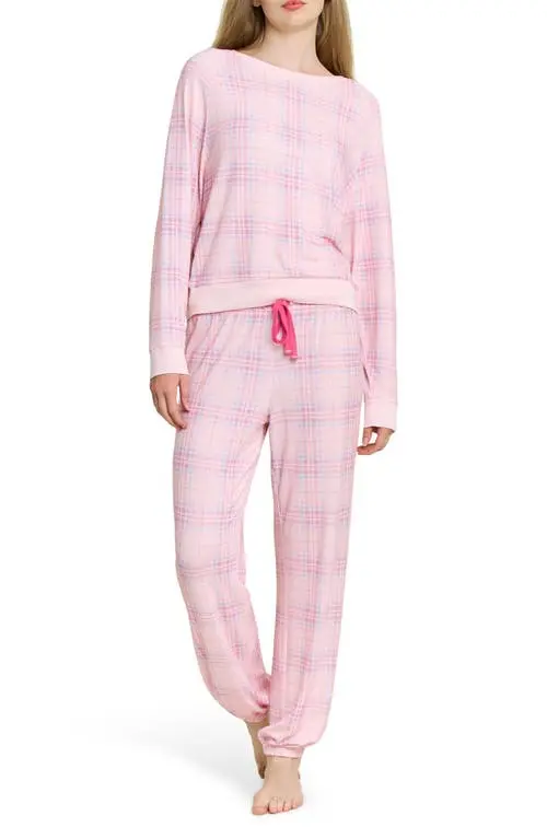 Honeydew Intimates Star Seeker Brushed Jersey Pajamas - Budding Plaid