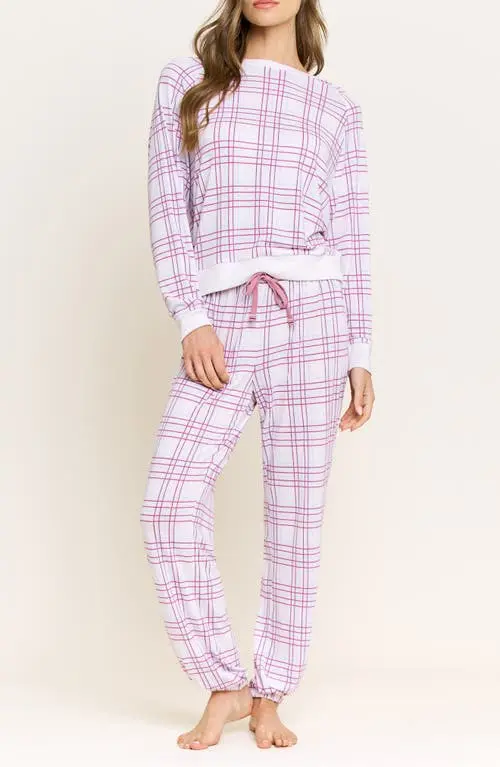 Honeydew Intimates Star Seeker Brushed Jersey Pajamas - Shadow Plaid