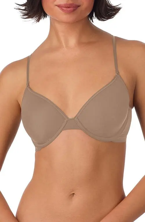 ON GOSSAMER Next To Nothing Underwire T-shirt Bra - Mocha