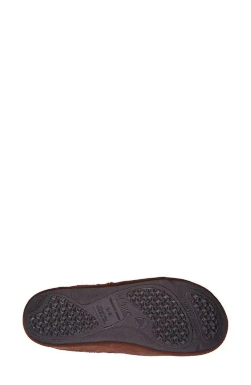 Acorn Forest' Wool Mule Slipper
