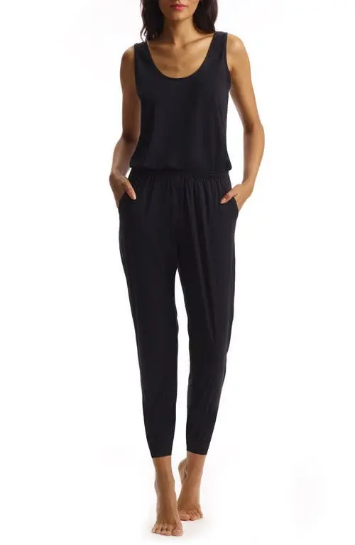 Commando Butter Tank Lounge Jumpsuit - Black