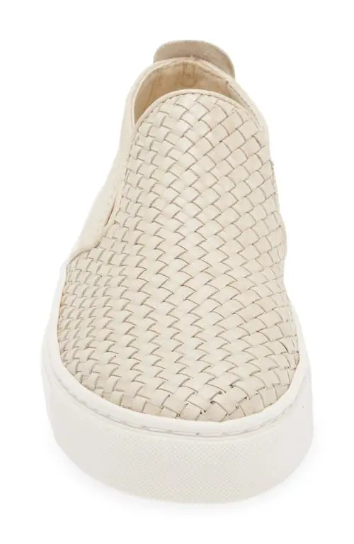 The Flexx Woven Slip-on Sneaker - Beige