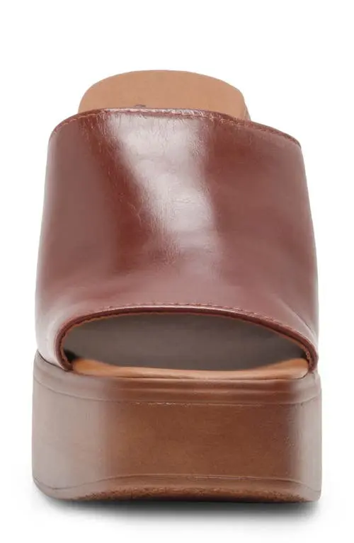 Free People Zoe Platform Slide Sandal - Chestnut