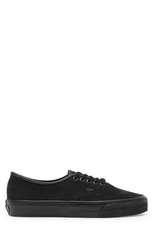 VANS Authentic Lace-up Sneakers - Leather Black/black